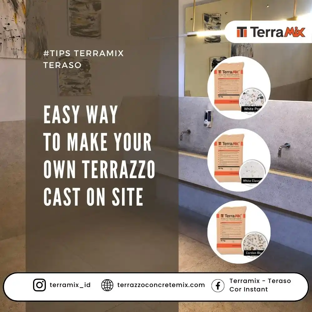 Make Your Own Terrazzo Cast On Site: Step-by-Step Guide